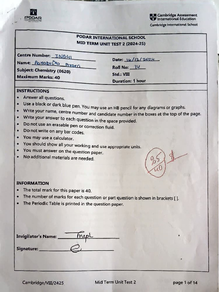 Chem Mtut 2 g8 | PDF
