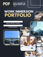 Requirements For Work Immersion | PDF | Career & Growth