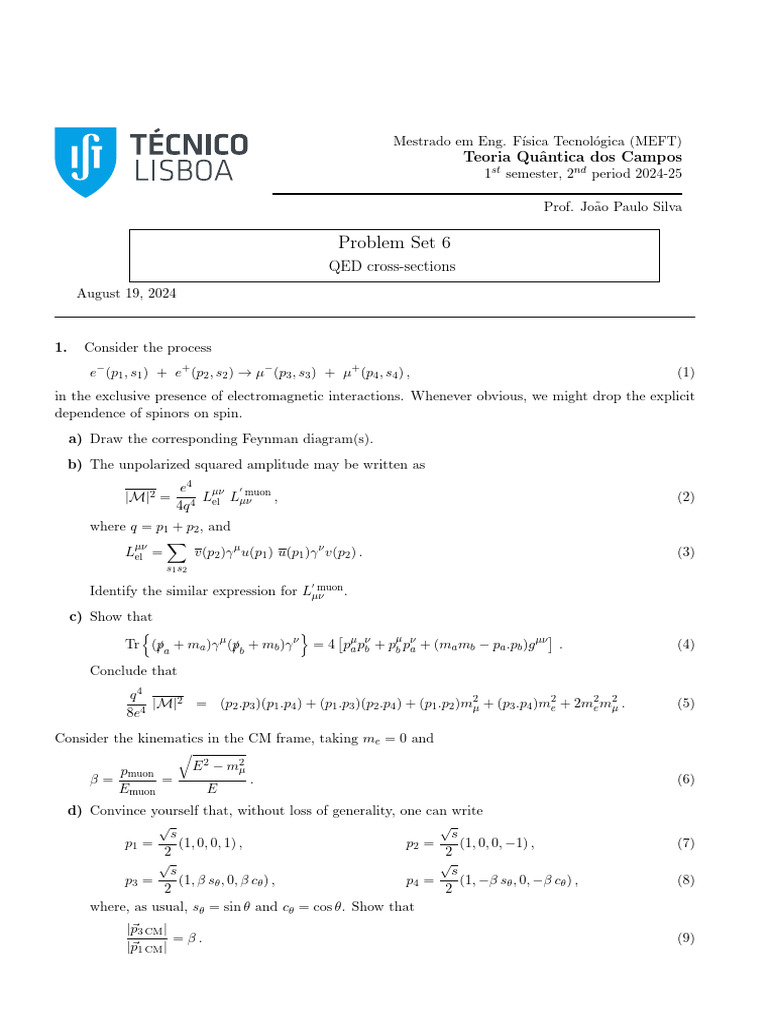 PS_6 (3) | PDF | Matrix (Mathematics) | Physical Sciences