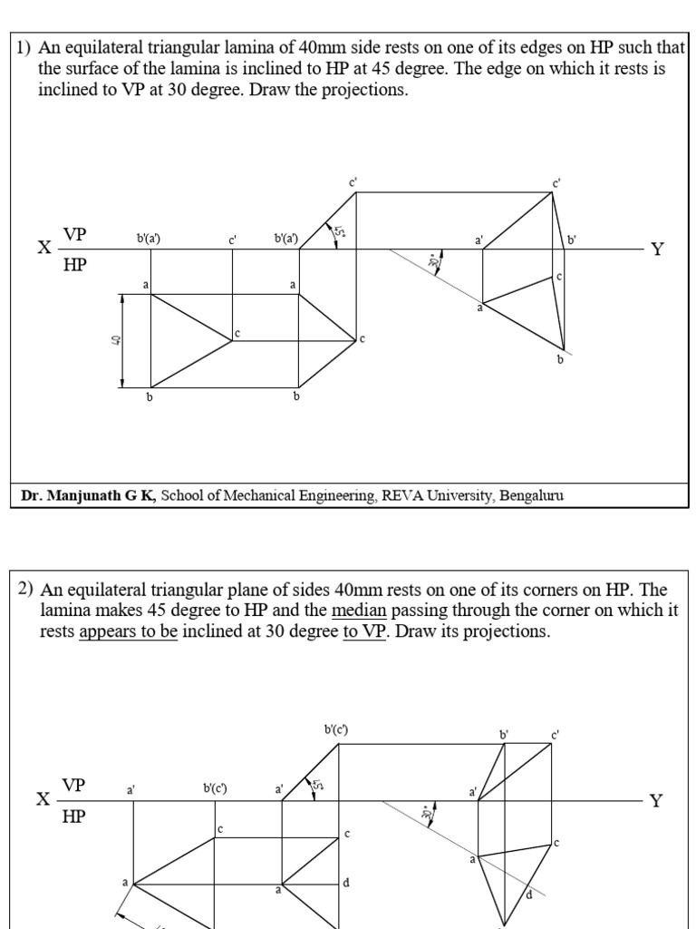 Projection of Planes New 4 | PDF | Polytopes | Euclidean Geometry