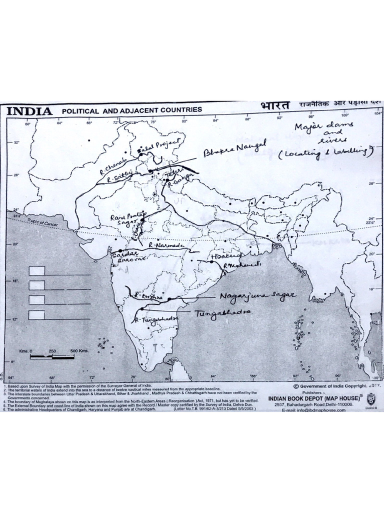 Map markings class 9 | PDF