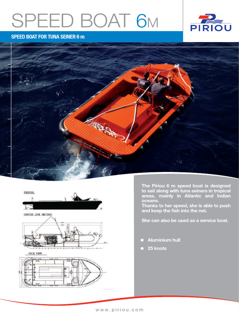 Piriou Speed-Boat 6m Eng-1 | PDF