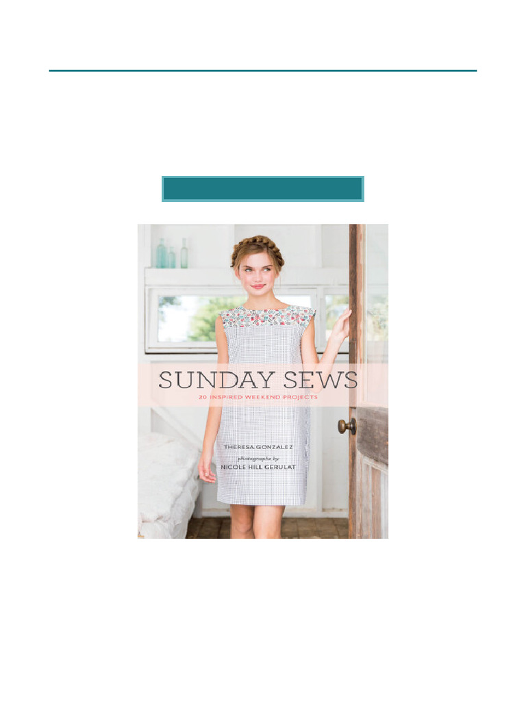 Reconsider Sunday Sews 20 Inspired Weekend Projects pdf docx | PDF