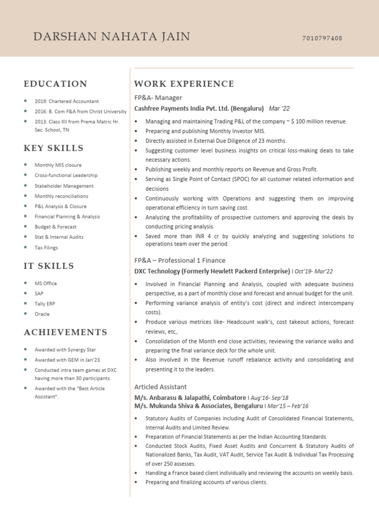 Naukri DarshanJain (5y 4m) | PDF | Audit | Corporations