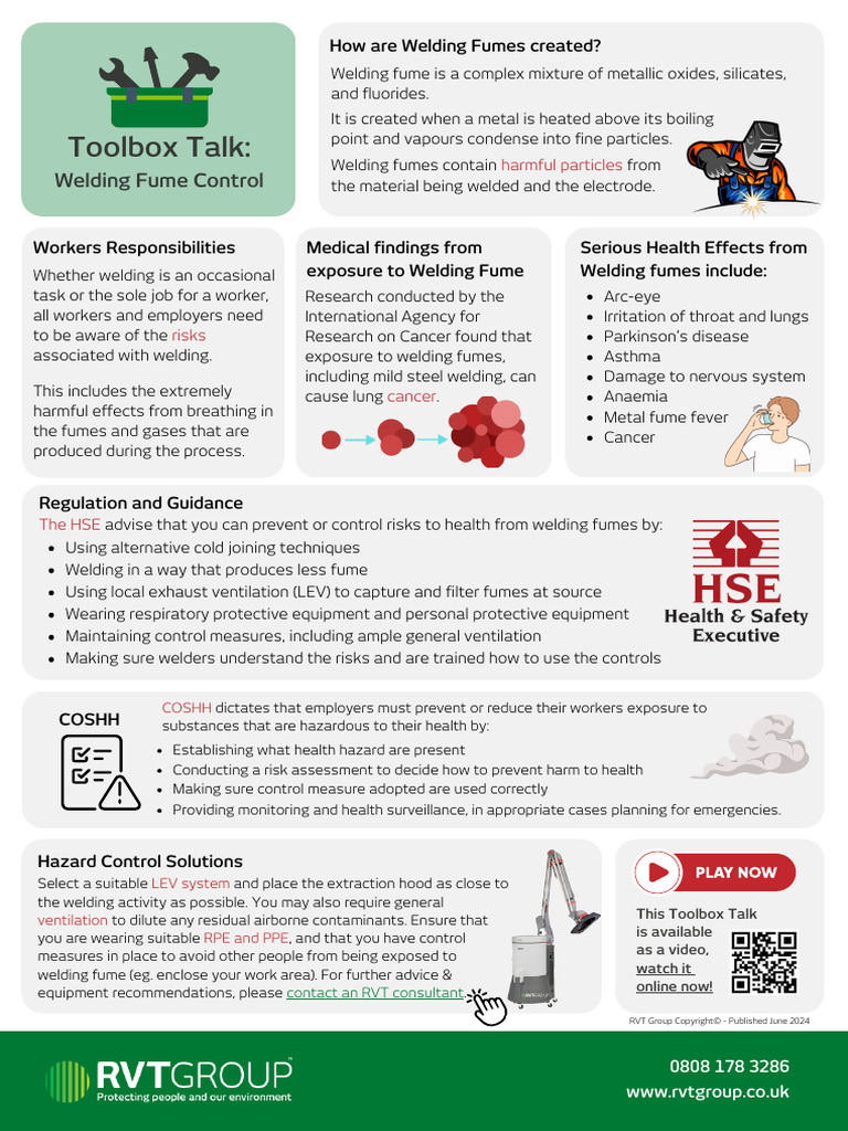 Welding Fume Control - RVT Group | PDF | Welding | Construction