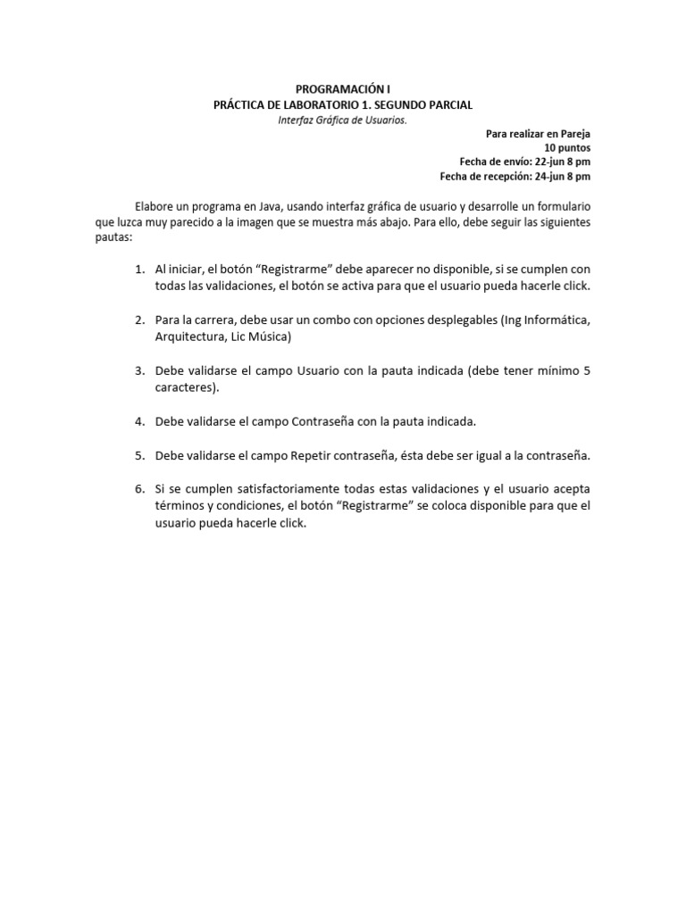 Practica1 GUIParcial2Lapso20221 | PDF