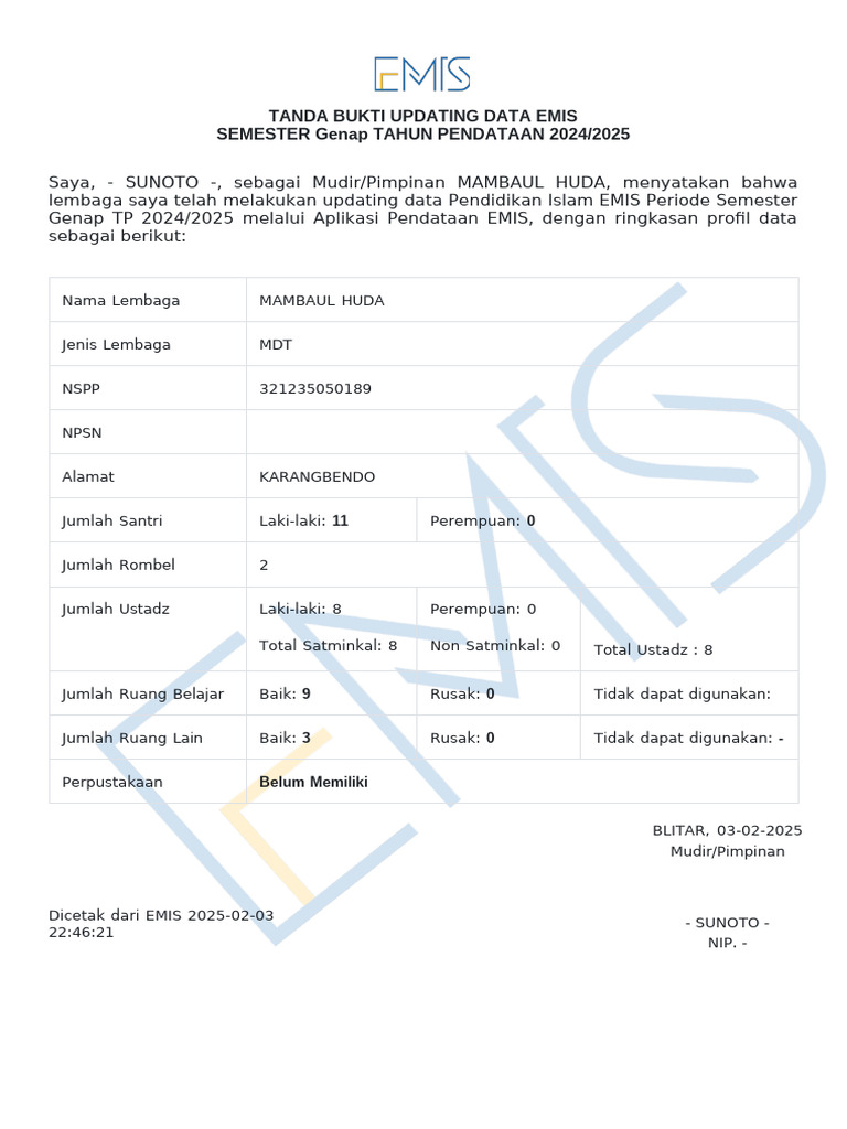 BAP 2024 2025 Genap 321235050189 | PDF