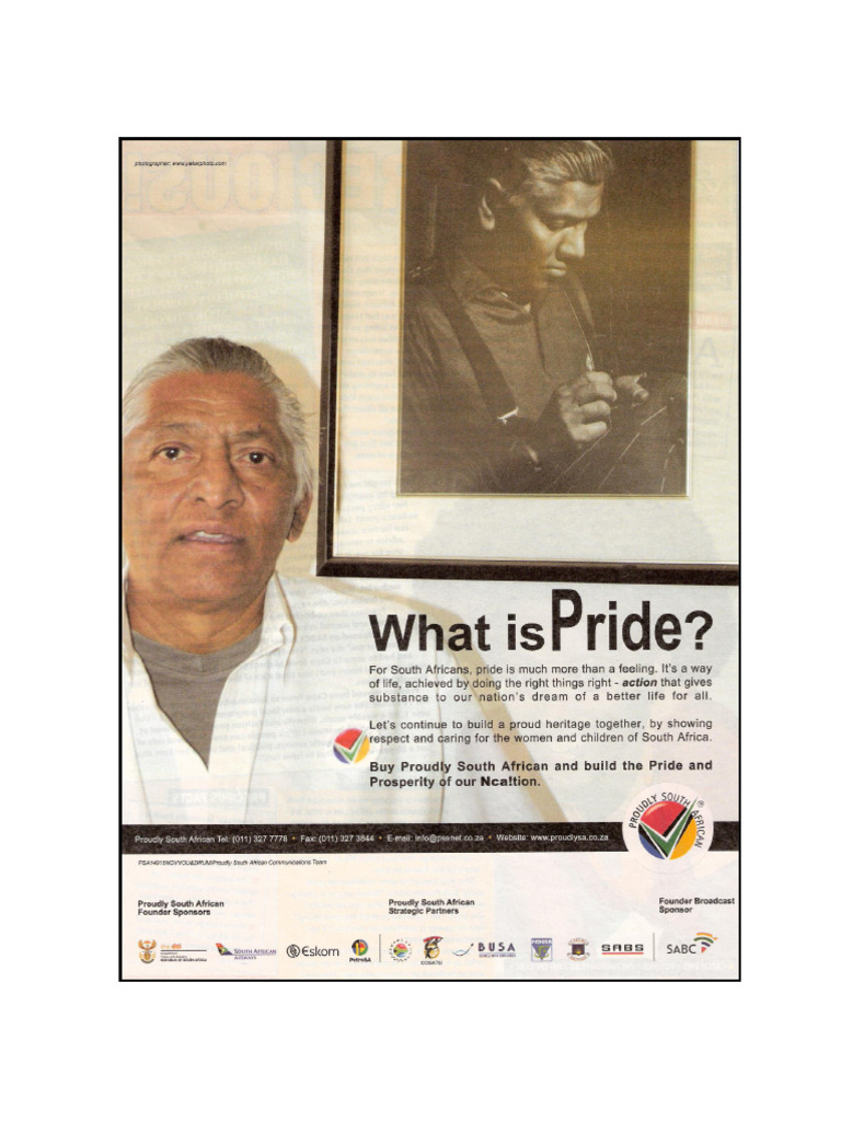 South African Pride Ad Analysis | PDF