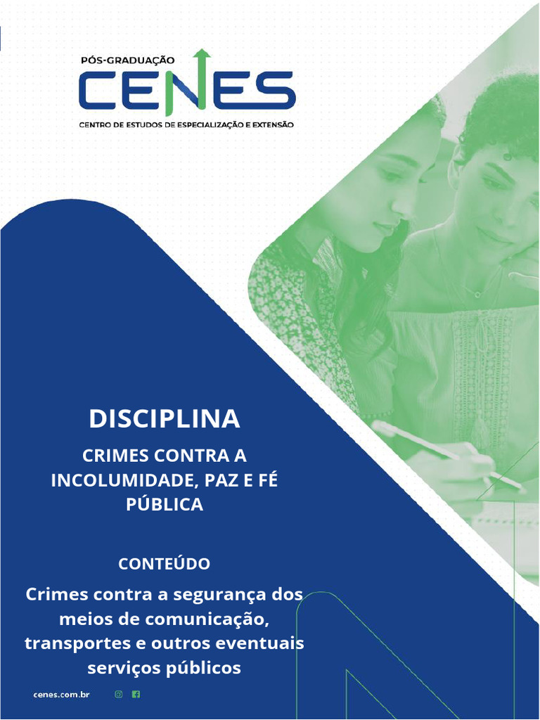 Aula 03 - Crimes Previsto No Art.260 Ao 266 Do Código Penal | PDF ...