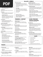 Smoothie & Food Menu Tropical Smoothie Cafe | PDF | Coleslaw | Thai Cuisine