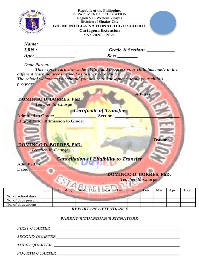 jhs_card_Updated_2021 | PDF