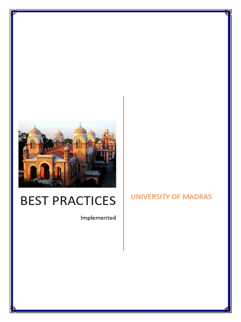 Best Practices | PDF | University