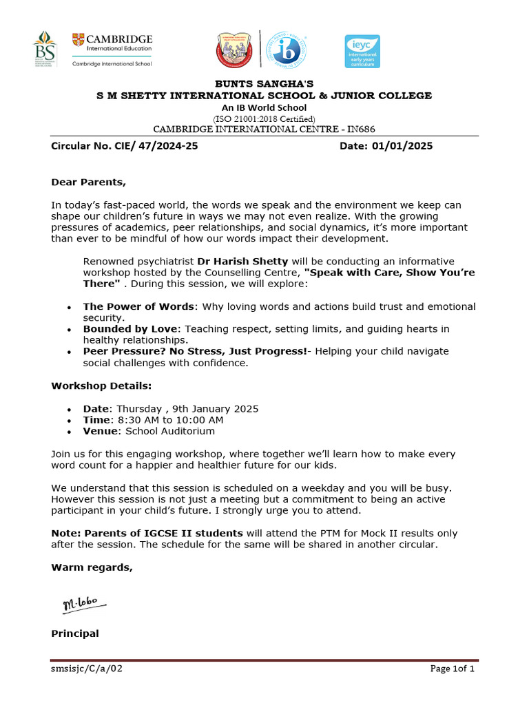 47 DR Harish Shetty S Session | PDF