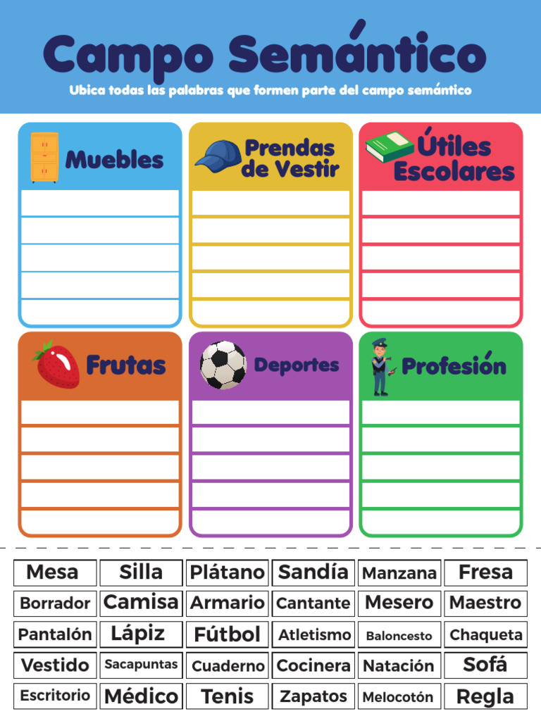 Campo Semántico Guía | PDF
