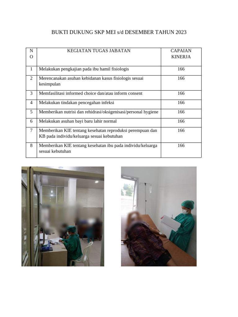 BUKTI DUKUNG SKP Nelli | PDF