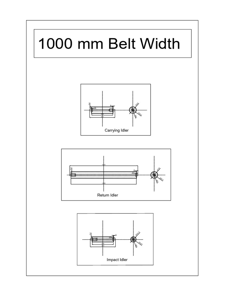 Idler-Model 1000mm belt | PDF