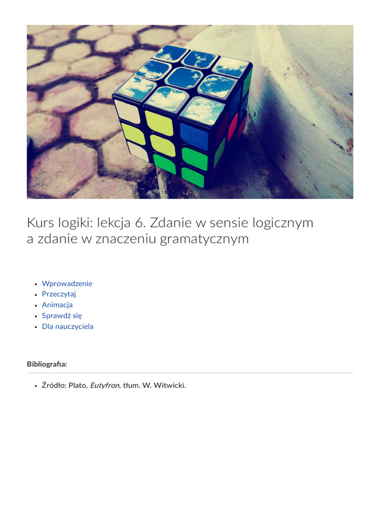 Kurs_logiki_lekcja_6_Zdanie_w_sensie_logicznym_a_zdanie_w_znaczeniu ...
