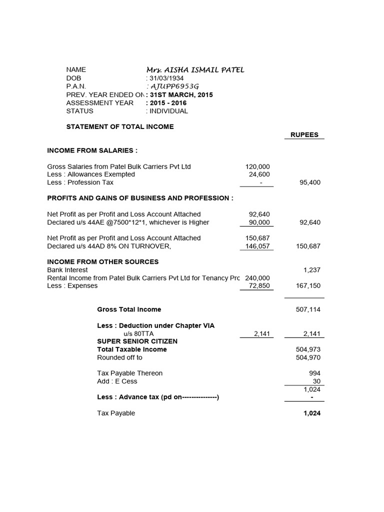 2015 - Aisha Patel - Computation | PDF