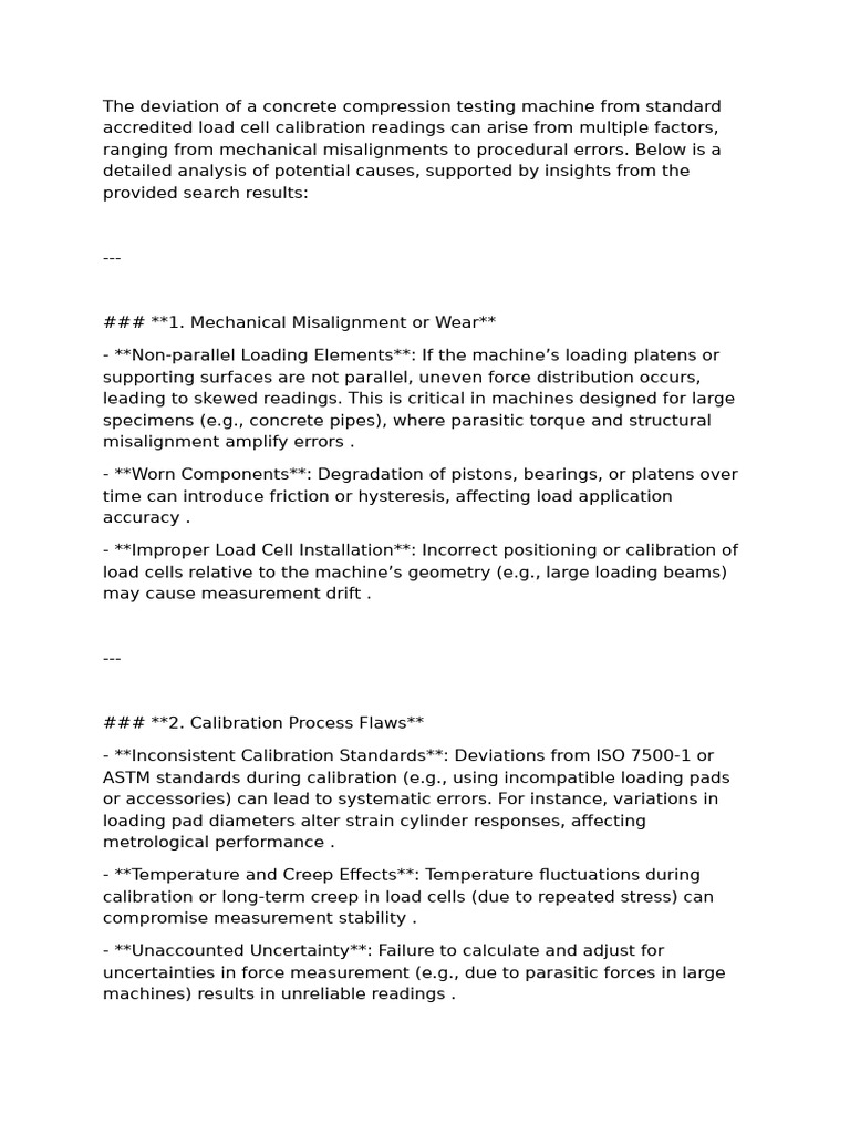 CSTM Machine Repair | PDF | Calibration | Force