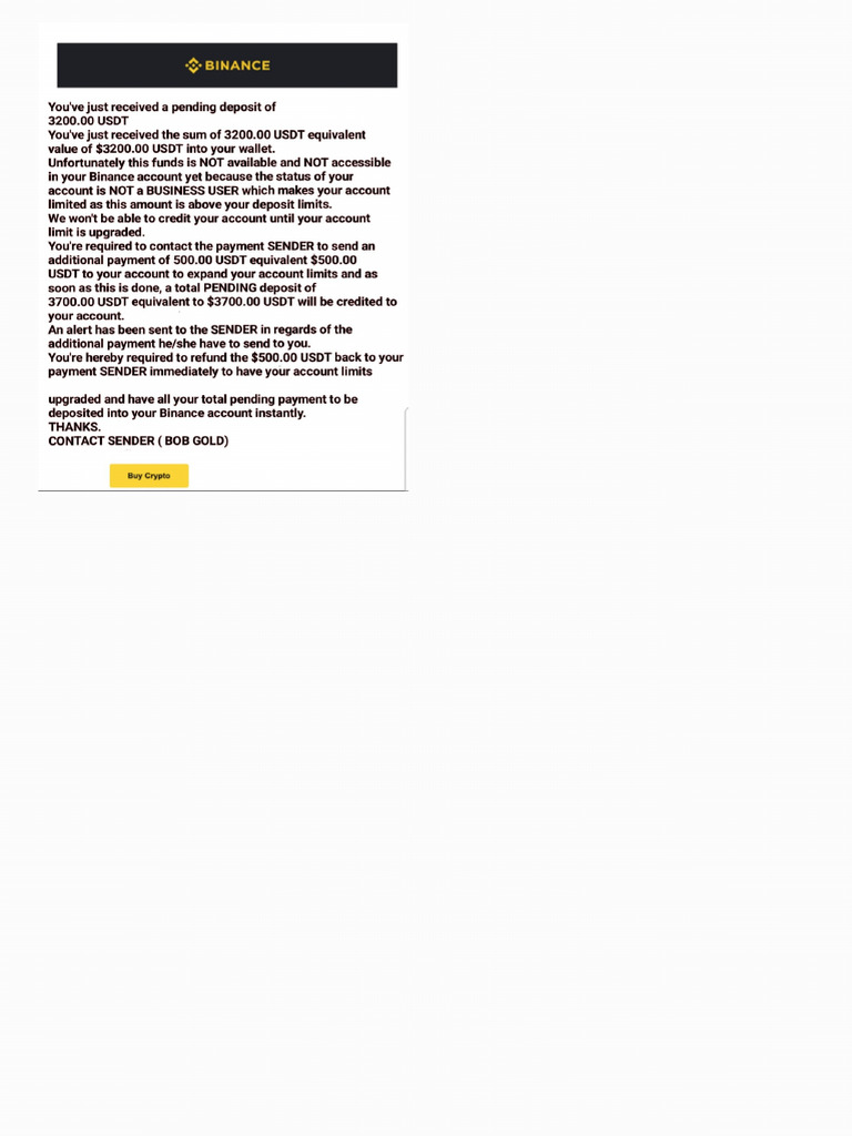 Binance Email Service | PDF