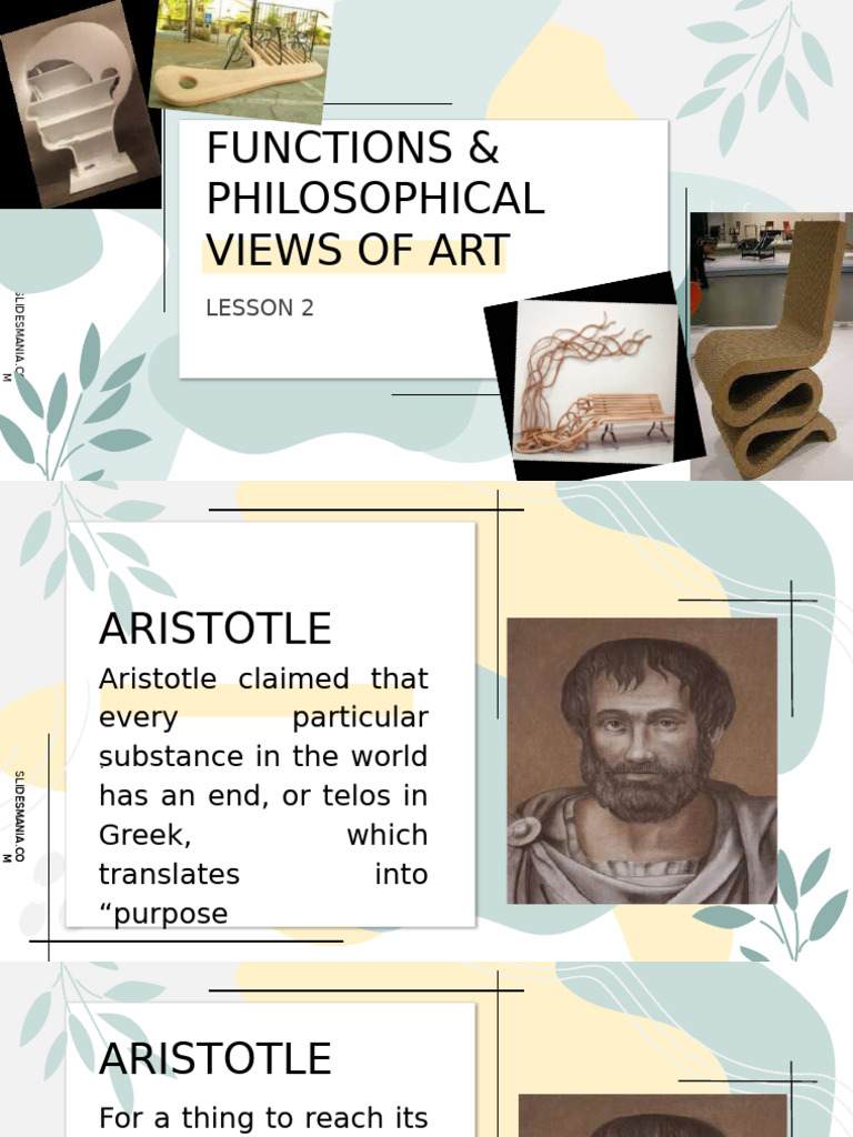 Functions and Philosophy of Art | PDF | Aristotle | Liberal Arts Education