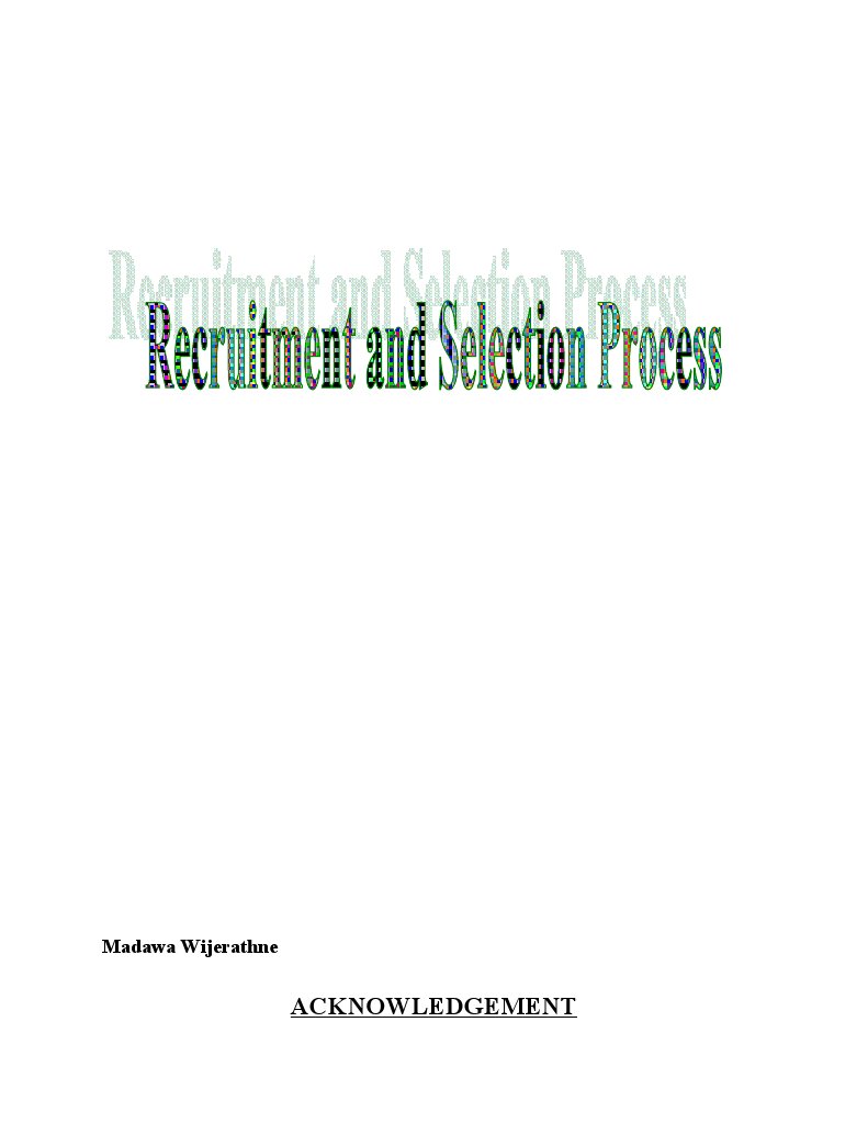 Selection Process 03 Pdf Recruitment Résumé