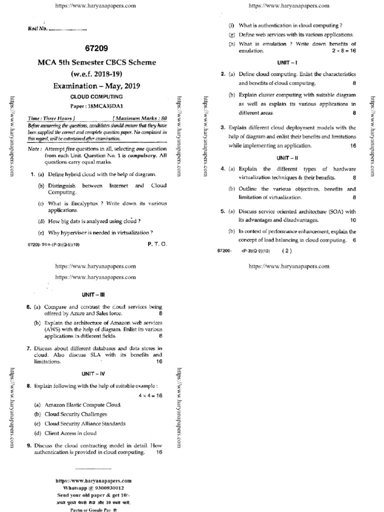 Question Paper | PDF