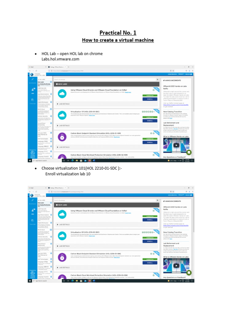 Lab Manual | PDF | Virtual Machine | Tag (Metadata)