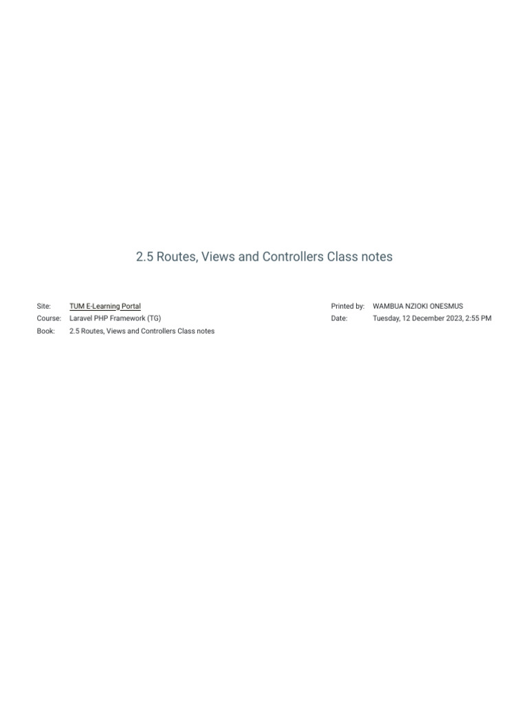 Laravel 12 RouteServiceProvider Guide | PDF | Computer File | Uniform ...