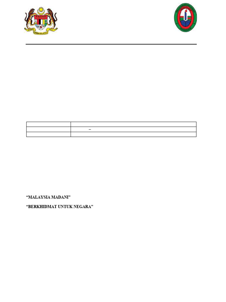 Surat Jemputan Pibg Goro Madani 2024 PDF | PDF