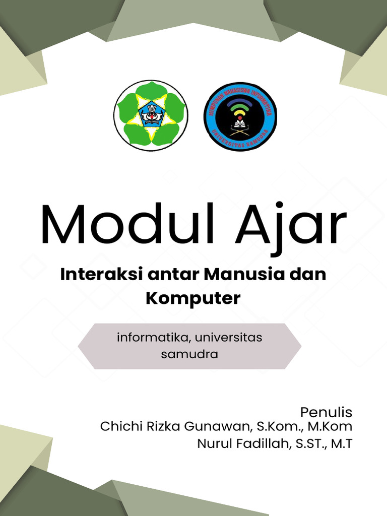 Modul Ajar Interaksi Manusia-Komputer | PDF