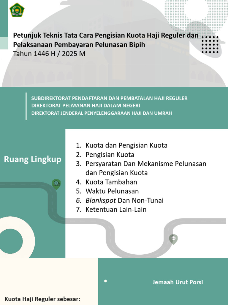28012025 - JUKNIS PELUNASAN 2025 | PDF