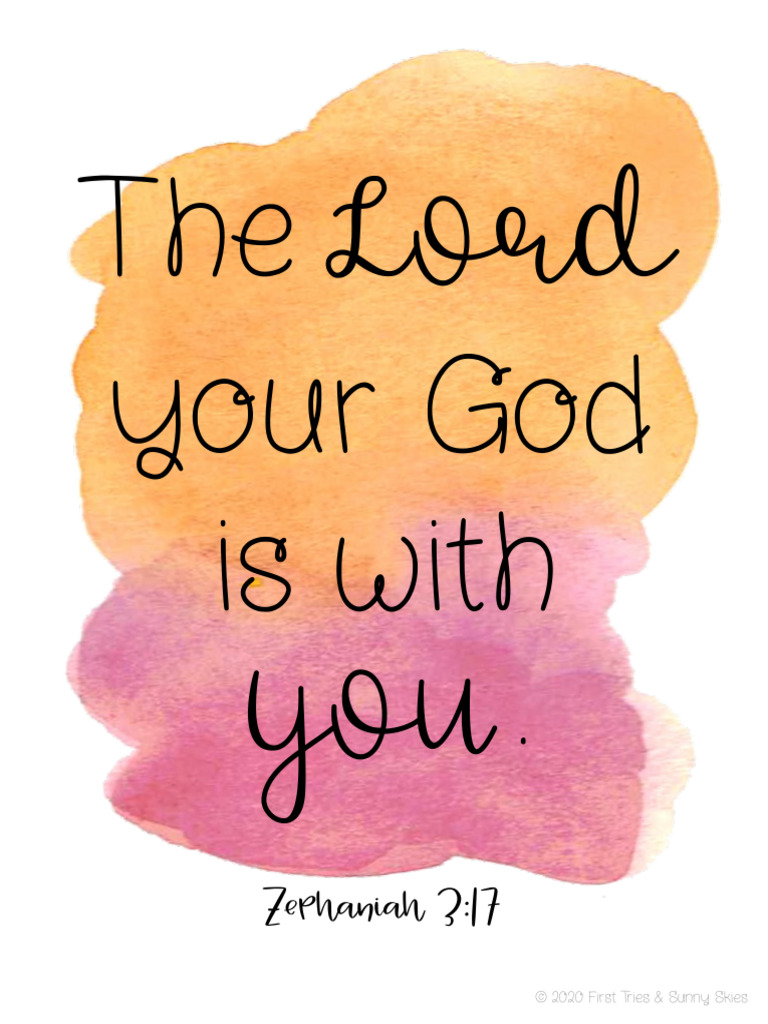 Bible Verse Posters (Watercolor Splashes) | PDF