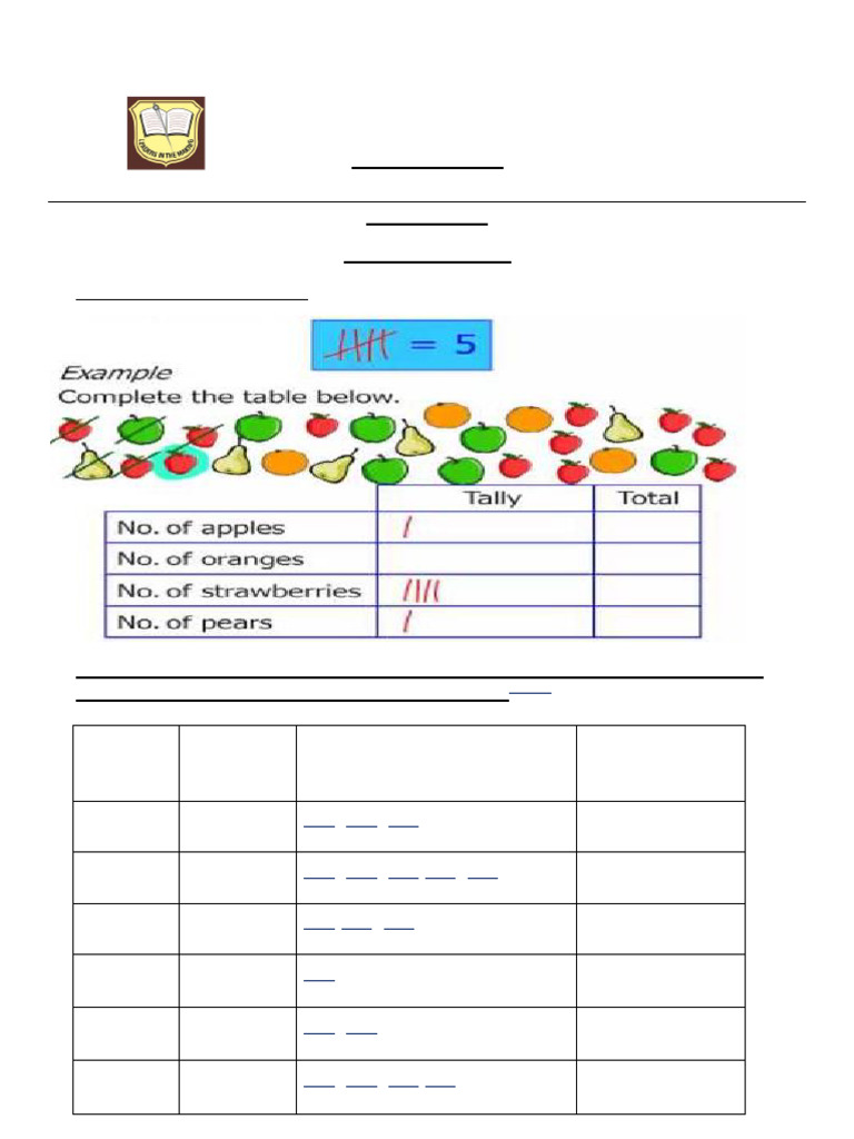 G5 Math Ws CH 13 (2) (1) For Grade Five | PDF | Fruit