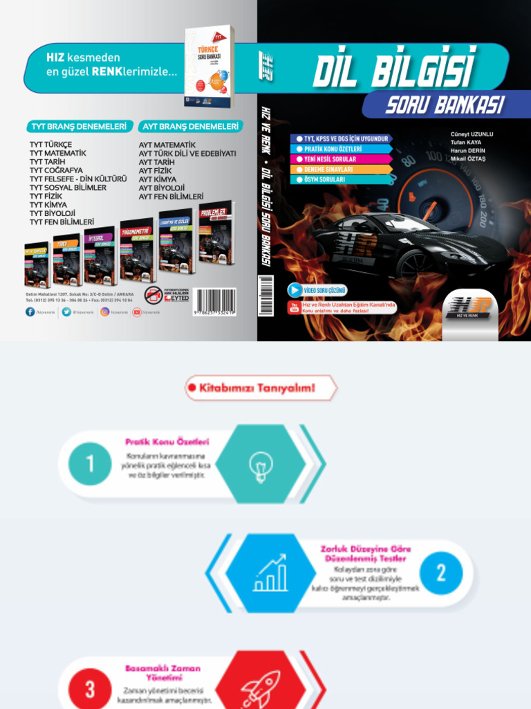 Hız Ve Renk - TYT Dil Bilgisi SB (2024) | PDF