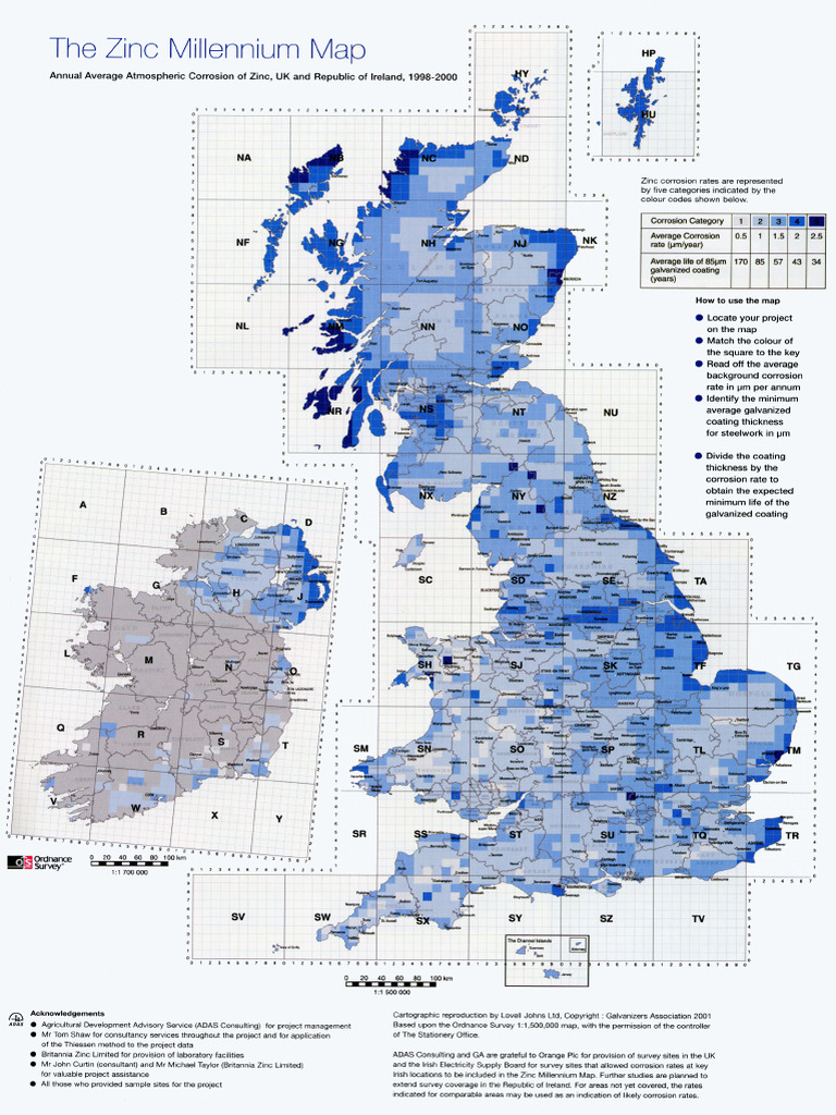 Zinc Millennium Map | PDF