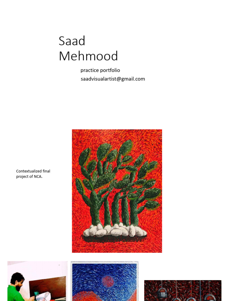 Saad Mehmood Collective Portfolio | PDF