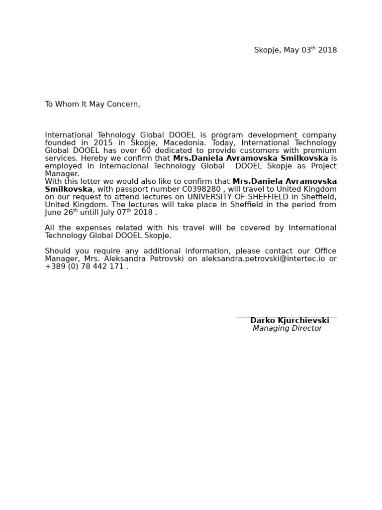 Cover Letter UK | PDF