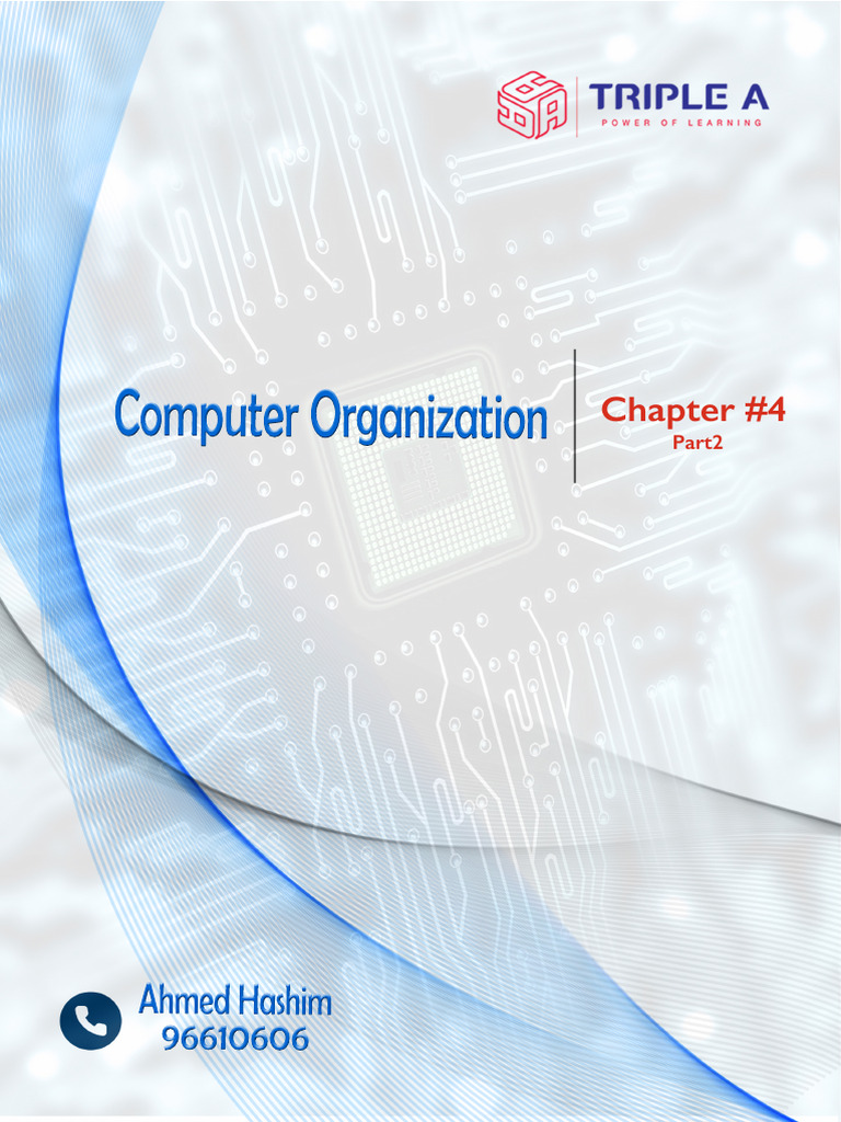 Computer Organization: Ahmed Hashim | PDF | Central Processing Unit | Computing