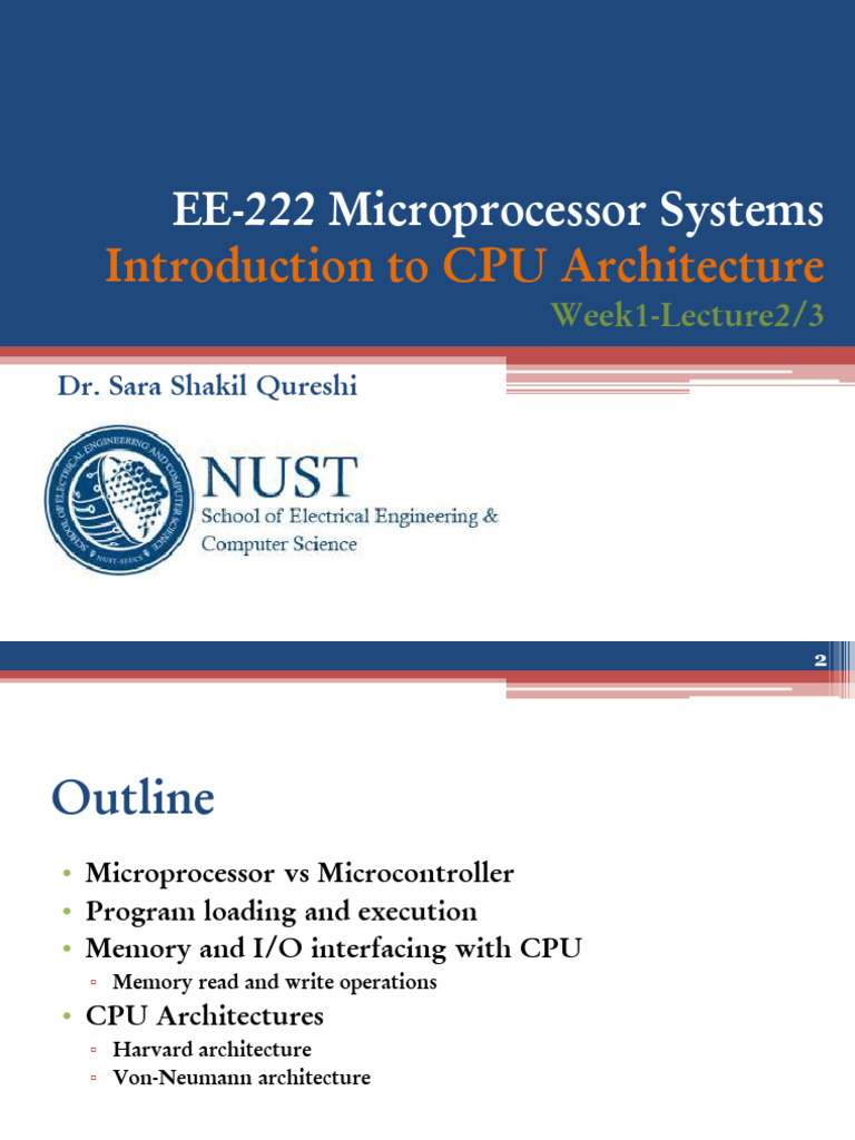 MPS W1-L1 Introduction To Computer Systems I | PDF | Central Processing Unit | Input/Output