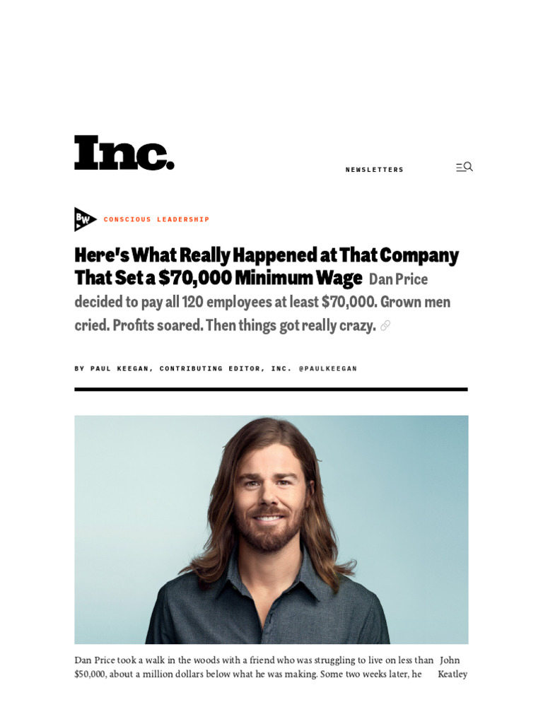 Here's What Really Happened at That Company That Set a $70,000 Minimum ...