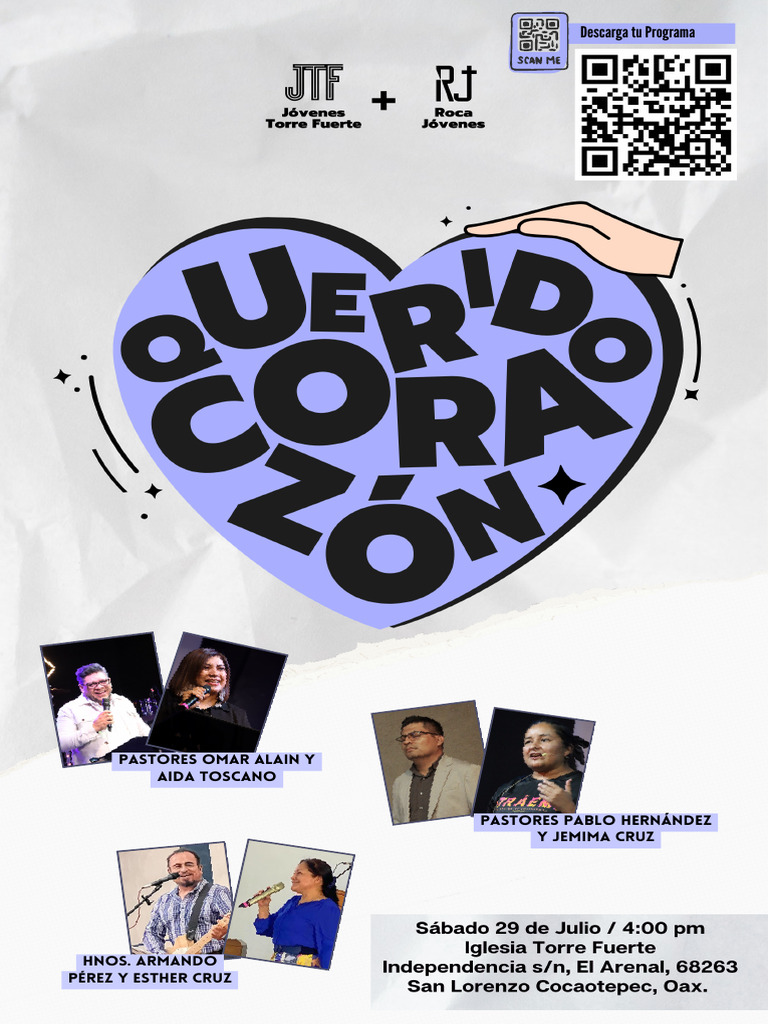 Descarga Tu Programa: Pastores Omar Alain y Aida Toscano | PDF