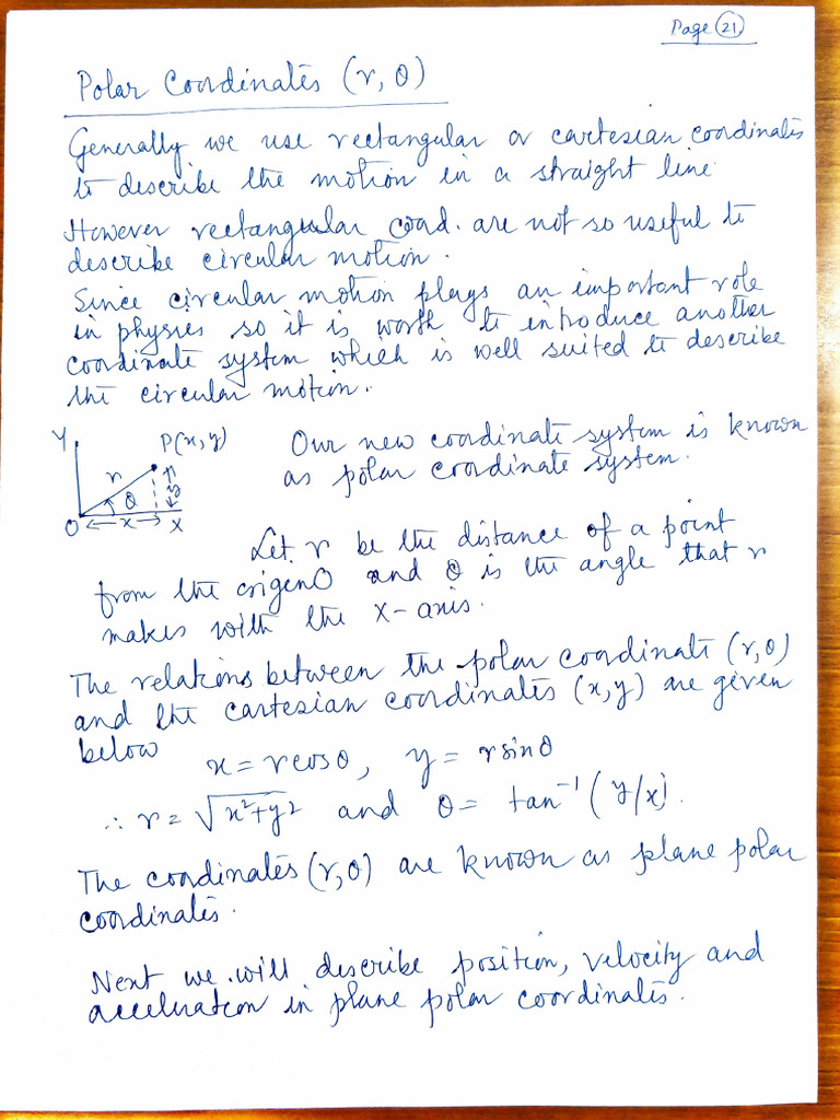 Polar Coordinates | PDF