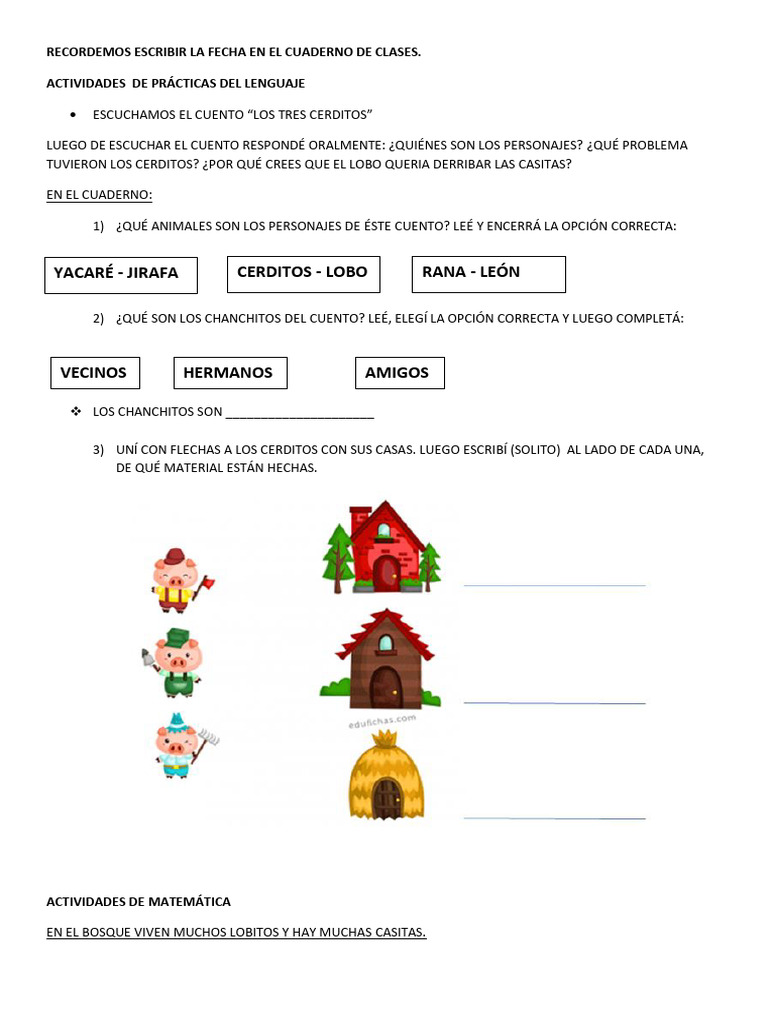 Los Tres Cerditos | PDF