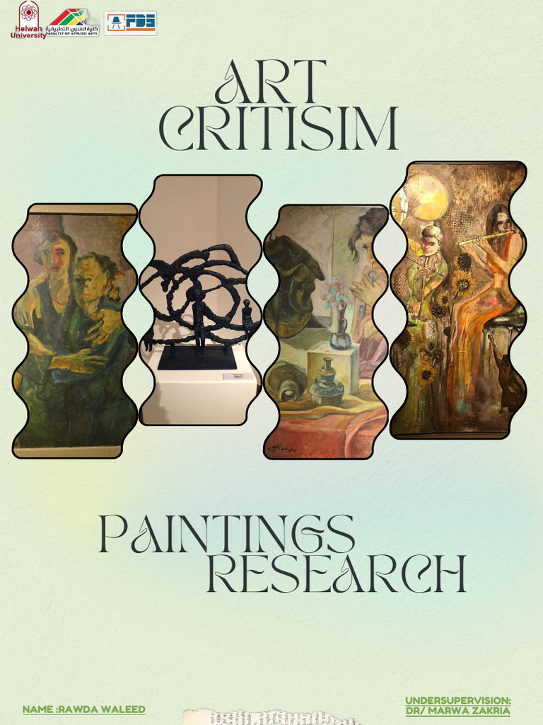 Rawda Waleed Abdelhamed Art Criticism | PDF | Composition (Visual Arts ...