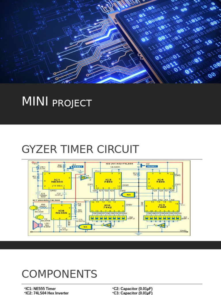 Geyser Timer Circuit | PDF