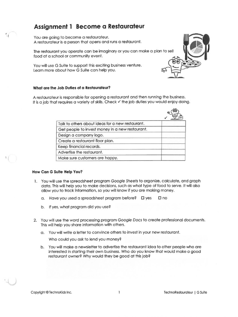 Restaurant Notebook | PDF