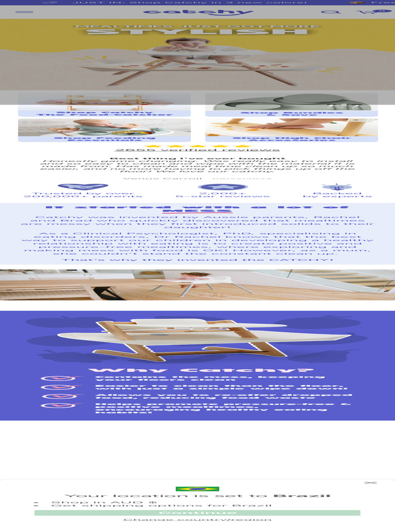 High Chair Catchy & Feeding Accessories Food & Mess Catcher Catchy | PDF