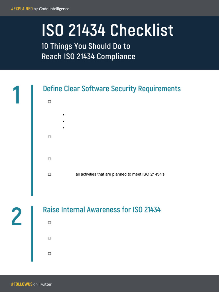 ISO 21434 Checklist - 230911 - 085758 | PDF | Computer Security | Security