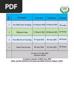Cape Timetable 2025 | PDF